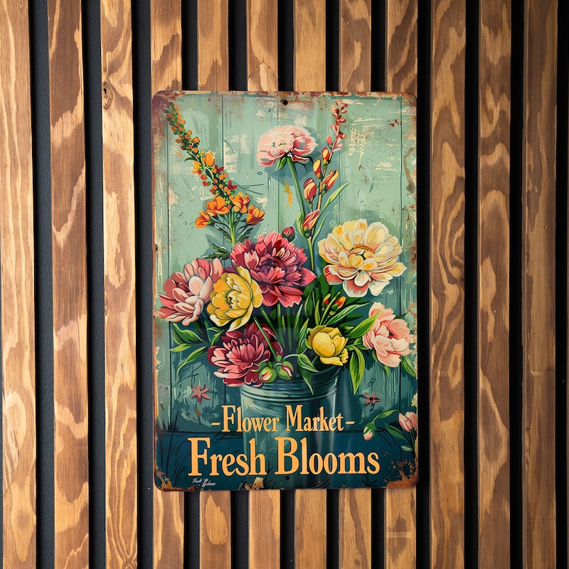 Fresh Cut Flowers Sign - Etsy
