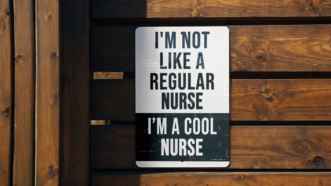 Cool Nurse Metal Sign, Nurse Decor, Nursing Room Sign, Unique Nurse ...