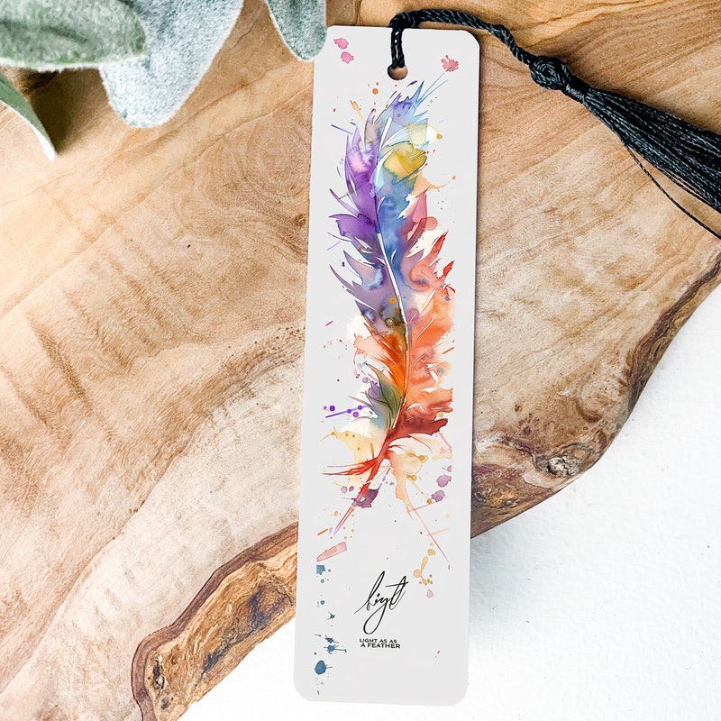 Feather Bookmarks - Etsy