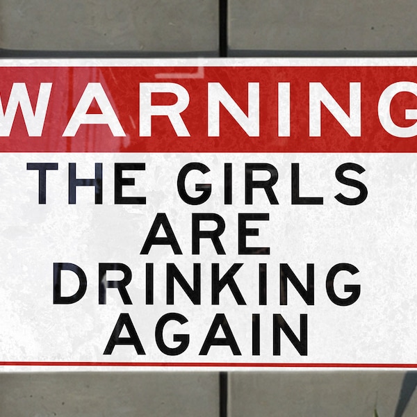 Funny Drinking Sign - Etsy