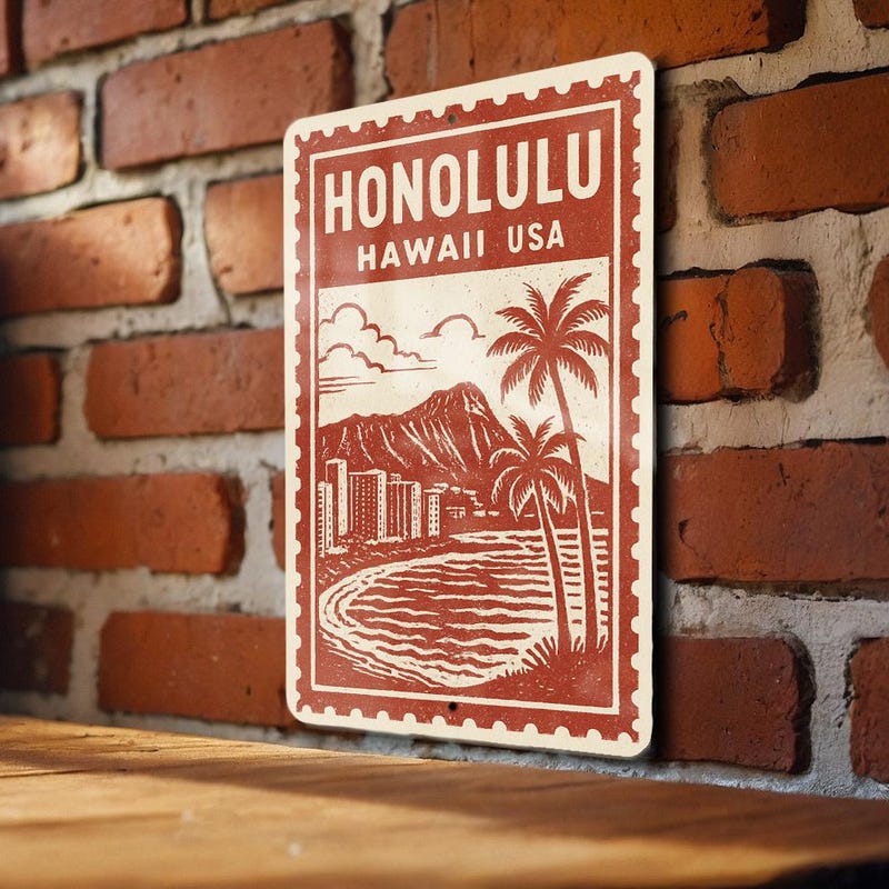 Hawaii Stamp - Etsy