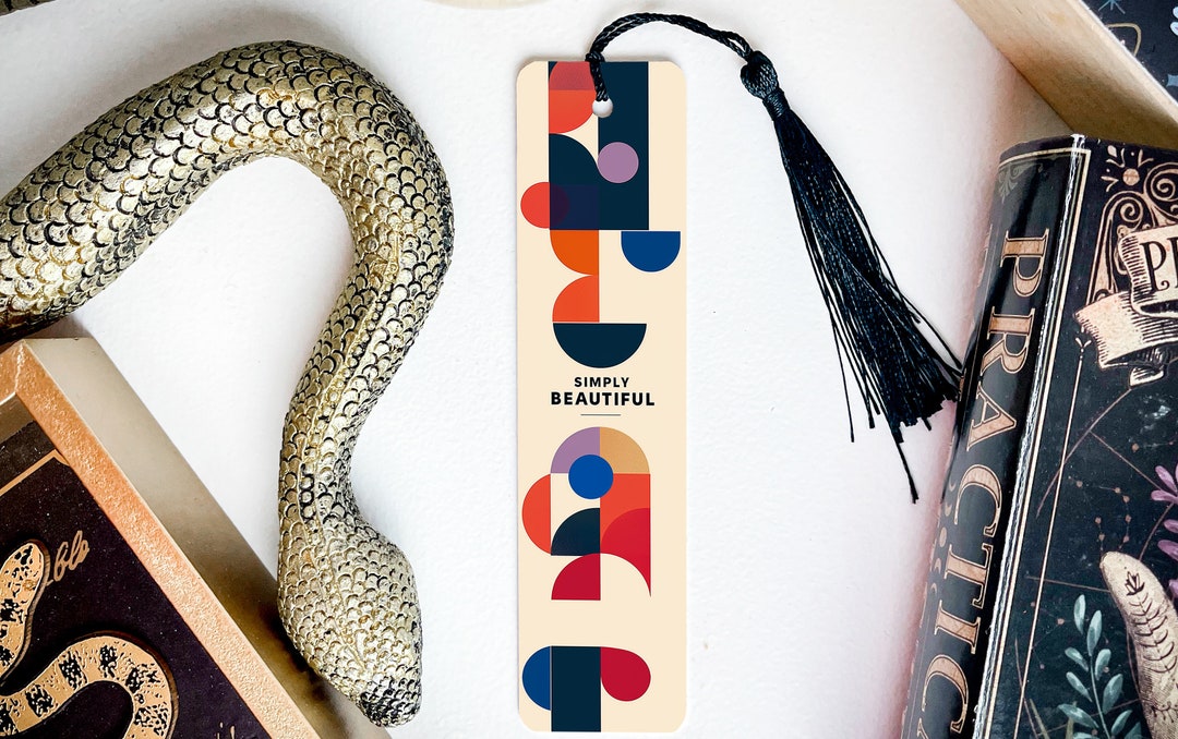 Metal Bookmark, Minimalist Design, Geometric Pattern, Simply Beautiful ...