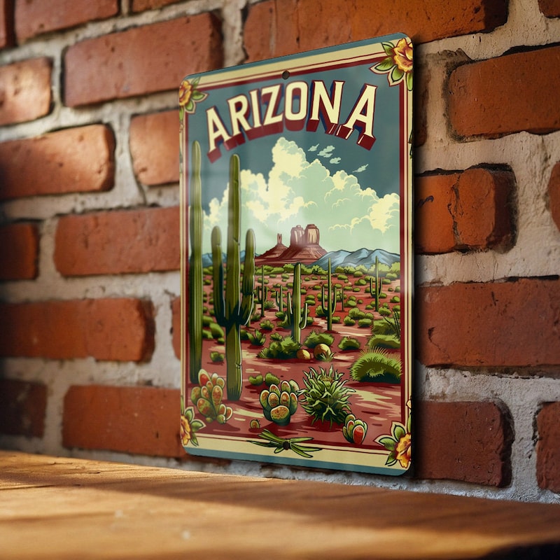 Arizona Metal Sign - Etsy