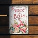 Wedding Bells Vintage Sign, Bell Illustration, Soft Pastels, Elegant ...