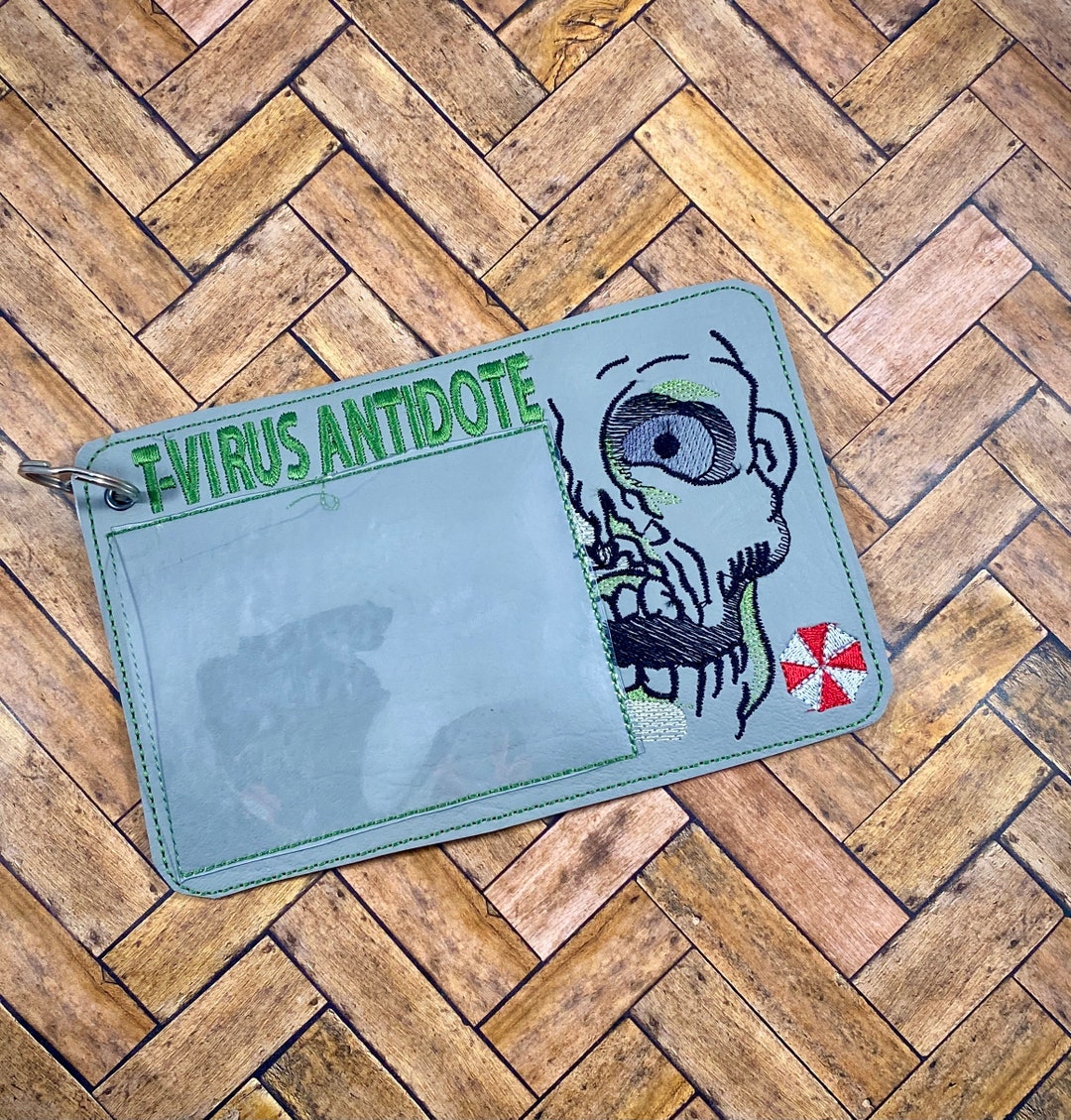 Zombie Vaccine Card Holder, Resident Evil Inspired Vaccine Card Case ...