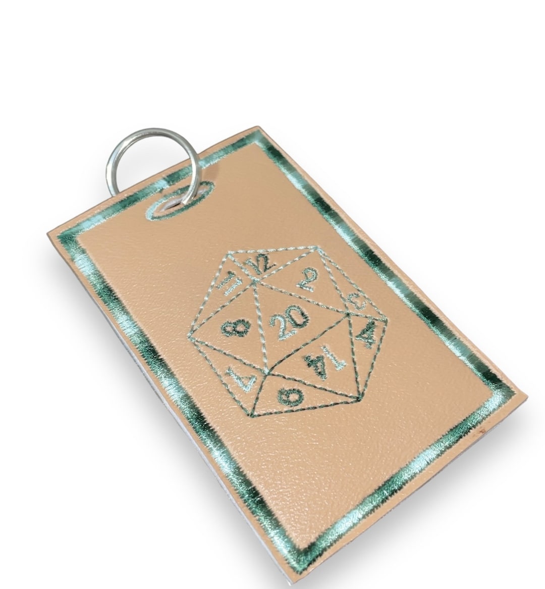 D20 ID Badge Holder, Dungeons and Dragons Dice ID Case, Nerdy Gifts ...