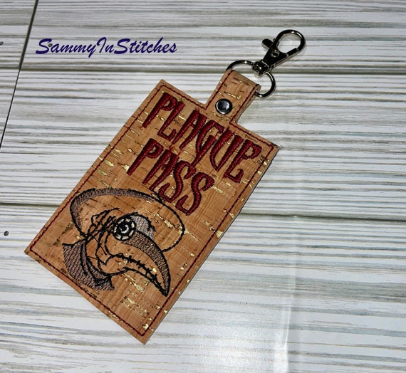 Plague Pass ID Card Holder Plague Doctor ID Holder Gift Card - Etsy