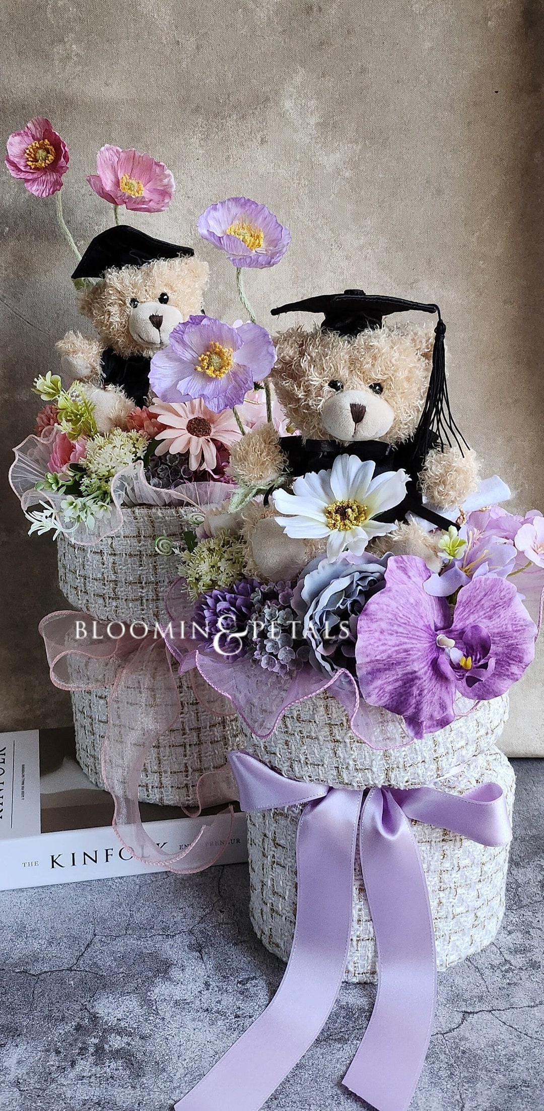 Graduation Flower Bouquet Graduation Flower Gift Unique Gift - Etsy