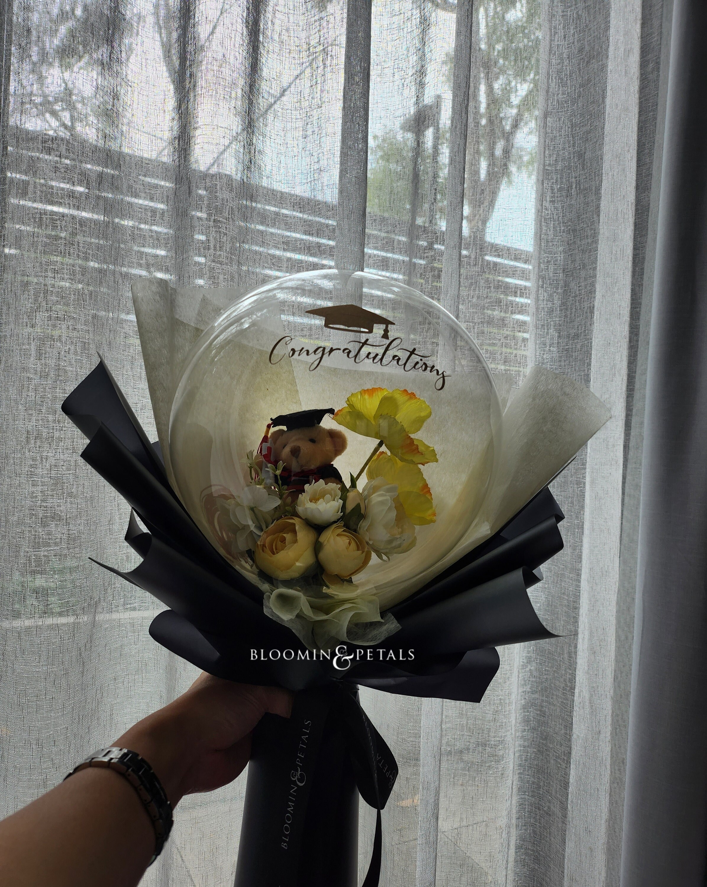 Mini Bubble Balloon Bouquet Flower Graduation Gift Unique Gift Custom ...