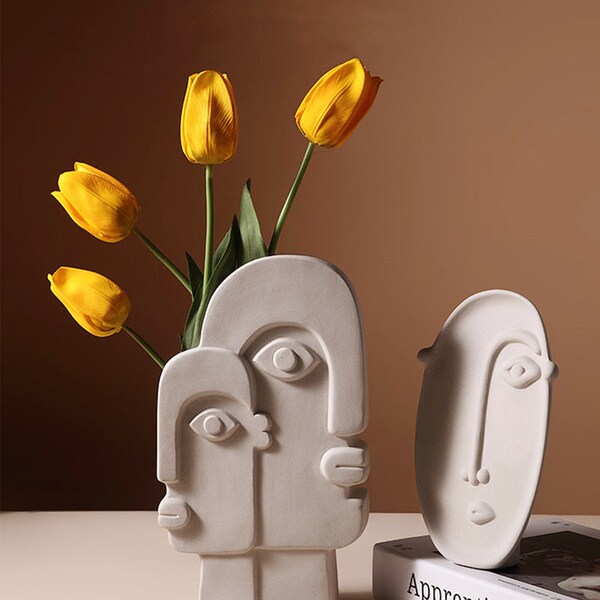 Face Modern Vase - Etsy