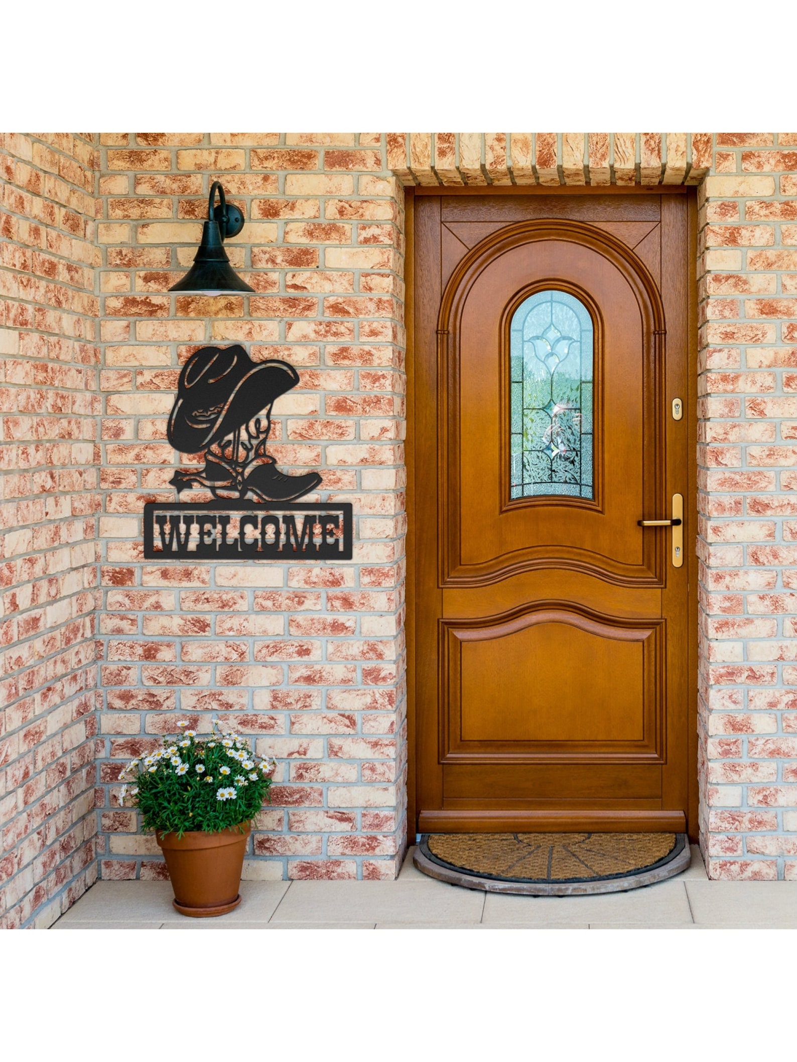 Western Metal Welcome Sign Wall Decor.metal Wall Art.housewarming Gift ...