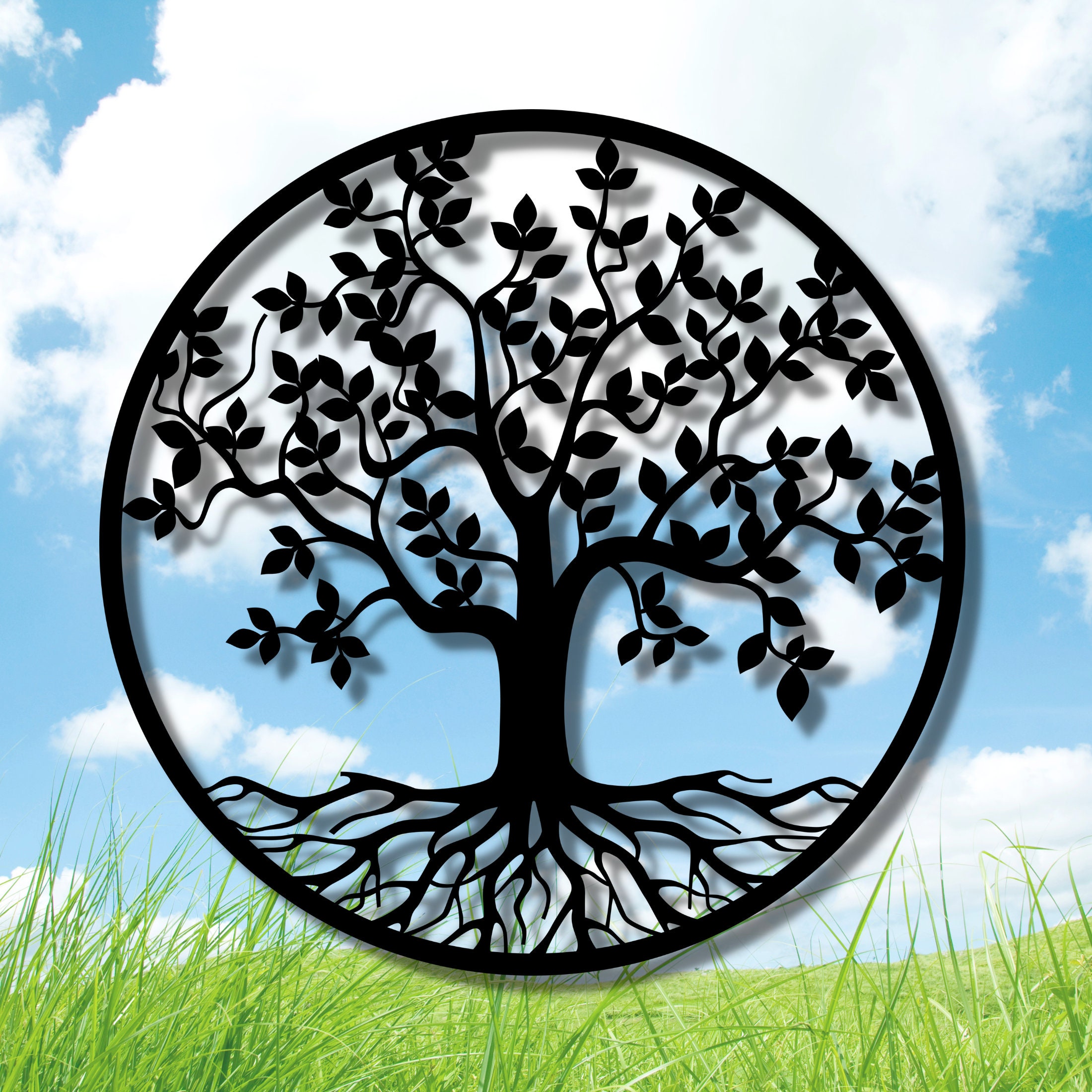 Tree of Life Sign, Tree of Life Metal Wall Decor, Welcome Sign for ...