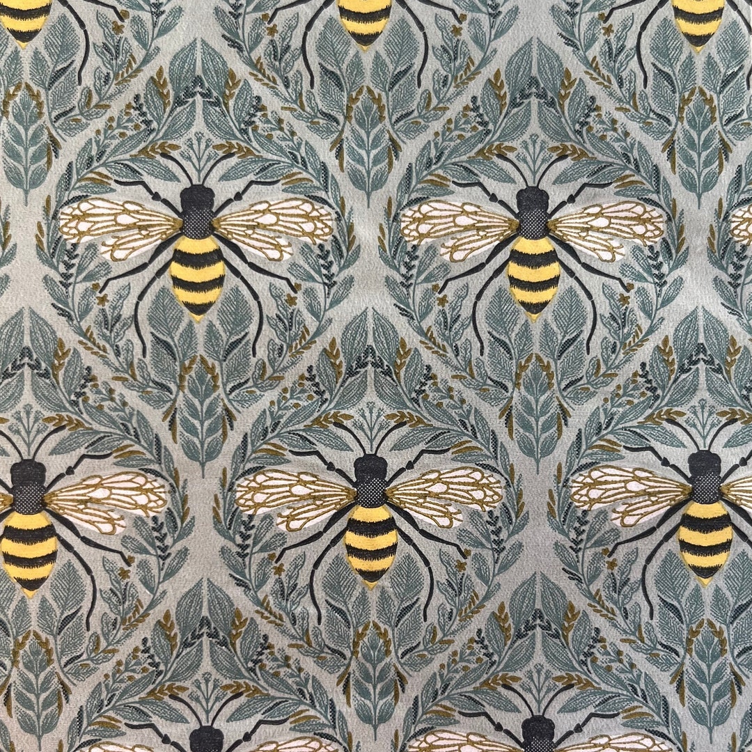 Set of 2 DECOUPAGE NAPKINS Paper Napkins GUEST Size Bee Insect 3 Ply ...