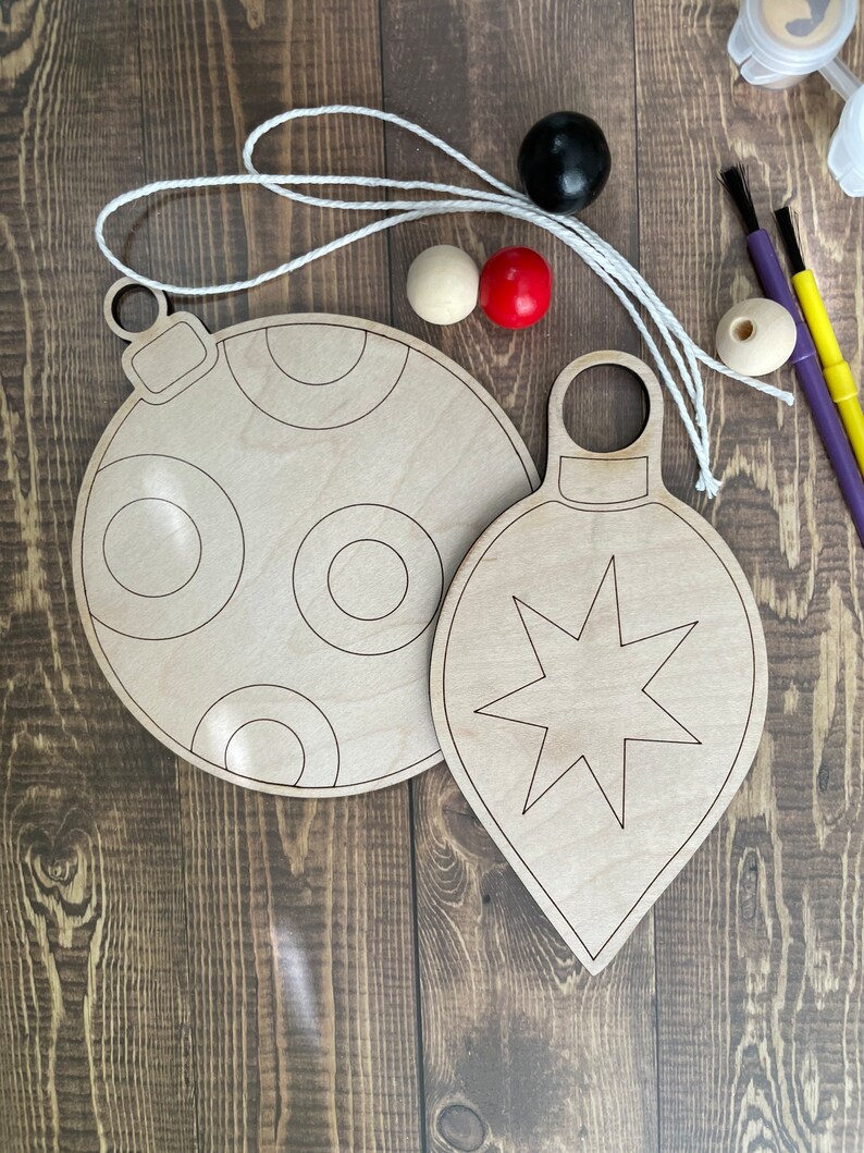 DIY Christmas Ornament Paint Kit for Kids Christmas DIY Stocking ...