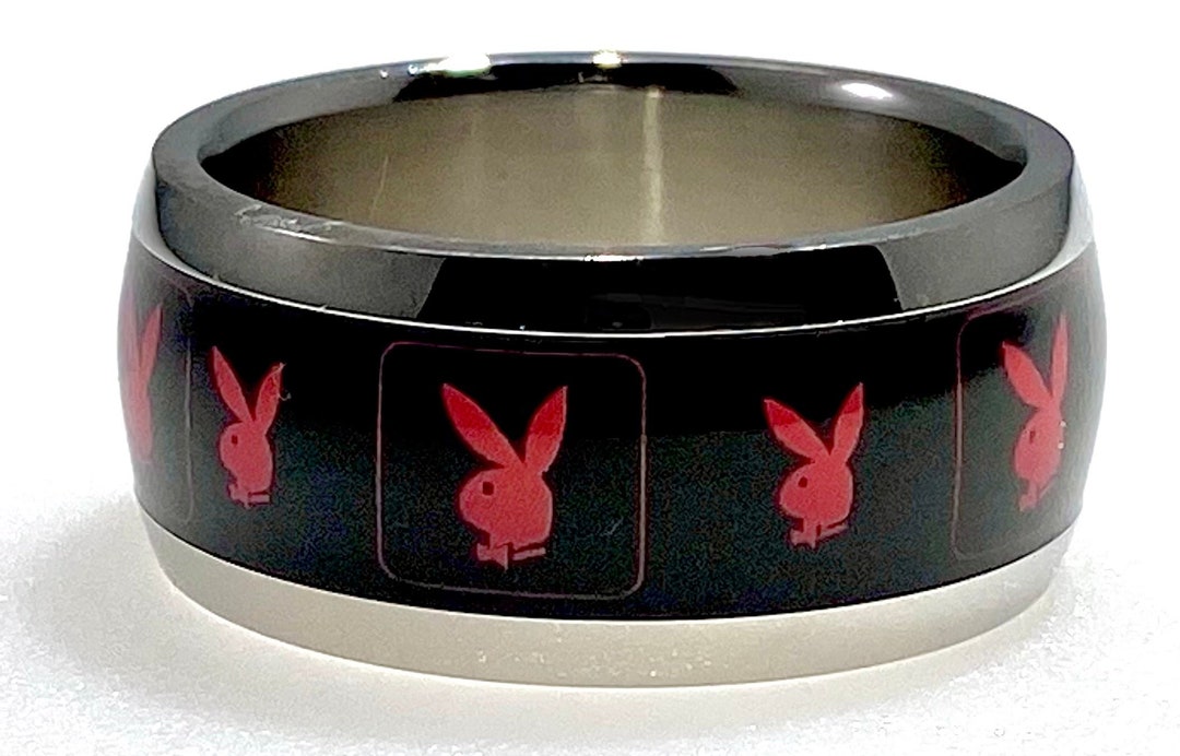 Playboy Bunny Band Ring - Etsy