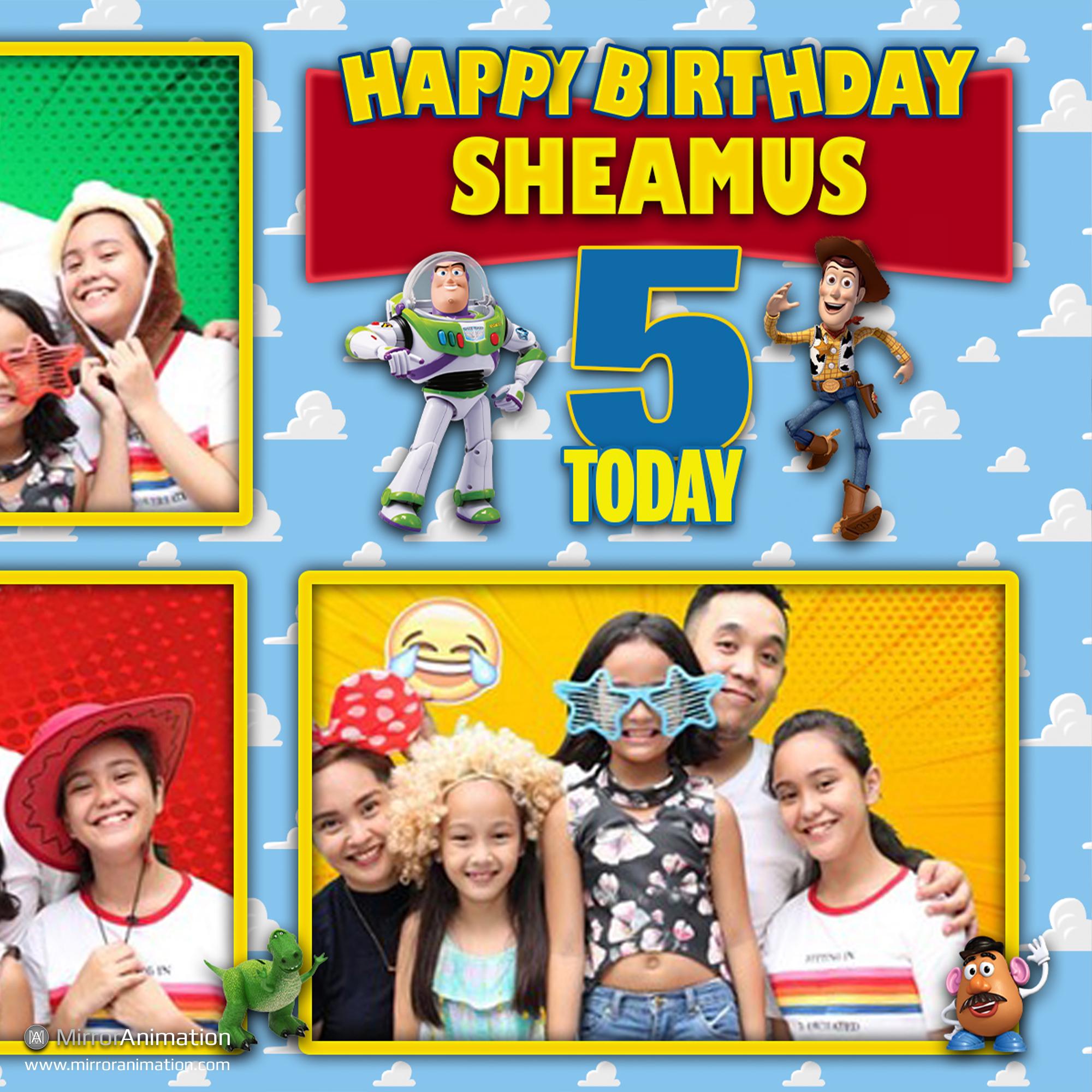 Toy Story Photo Booth Template Landscape Birthday Template, Party ...