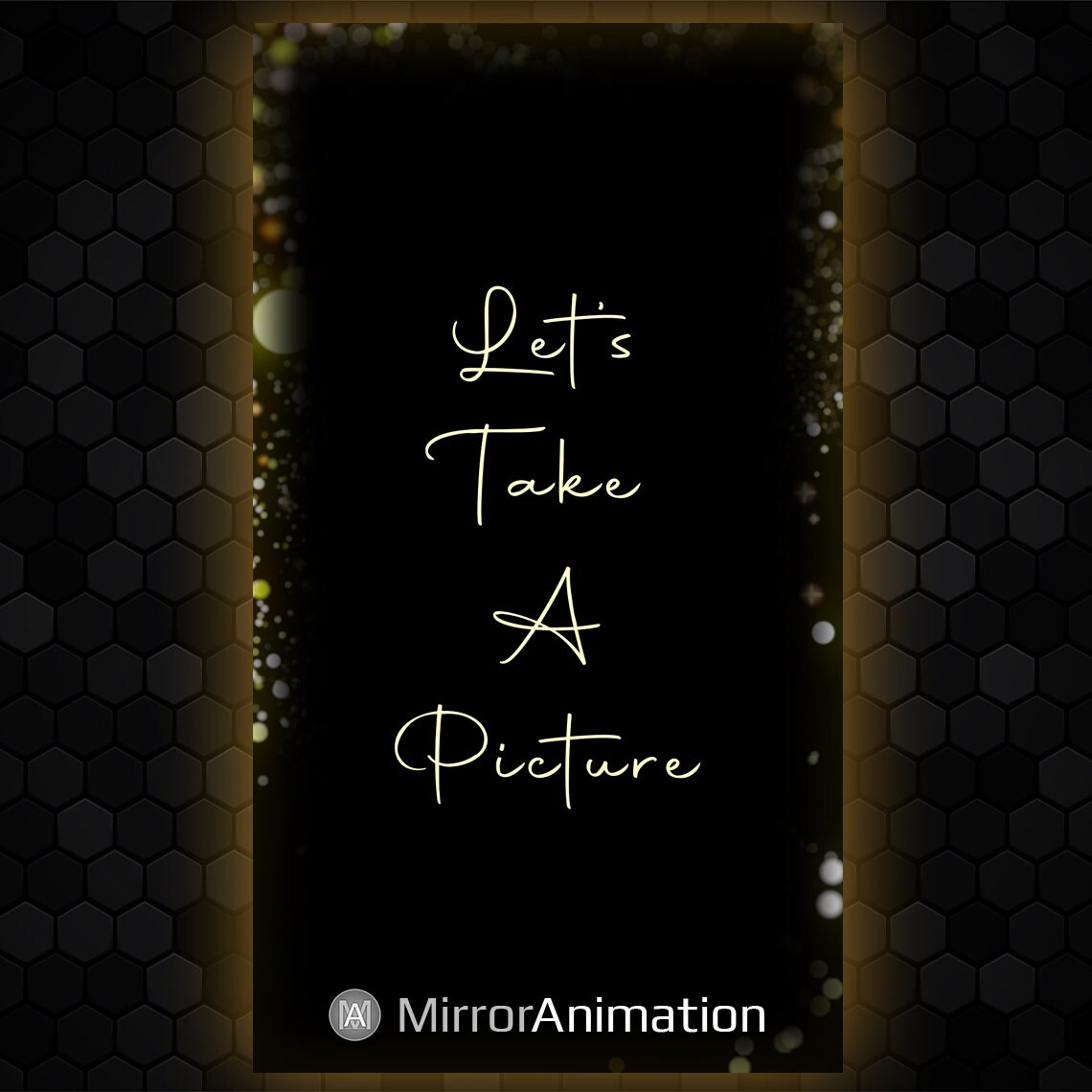 Magic Mirror Booth Animation Gold Dust Animations Touch to - Etsy UK
