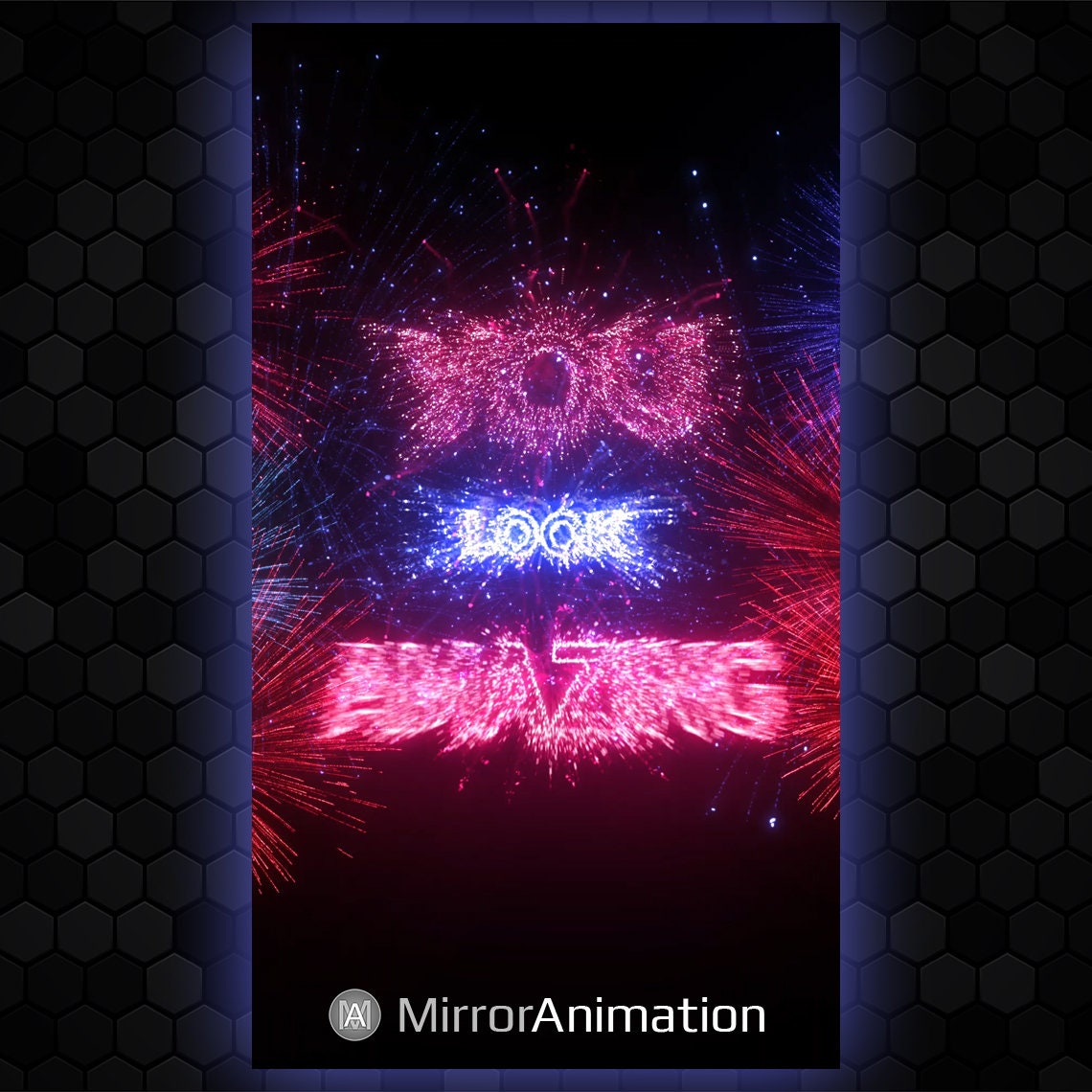 Magic Mirror Booth Animation You Look Amazing Fireworks Compliment ...