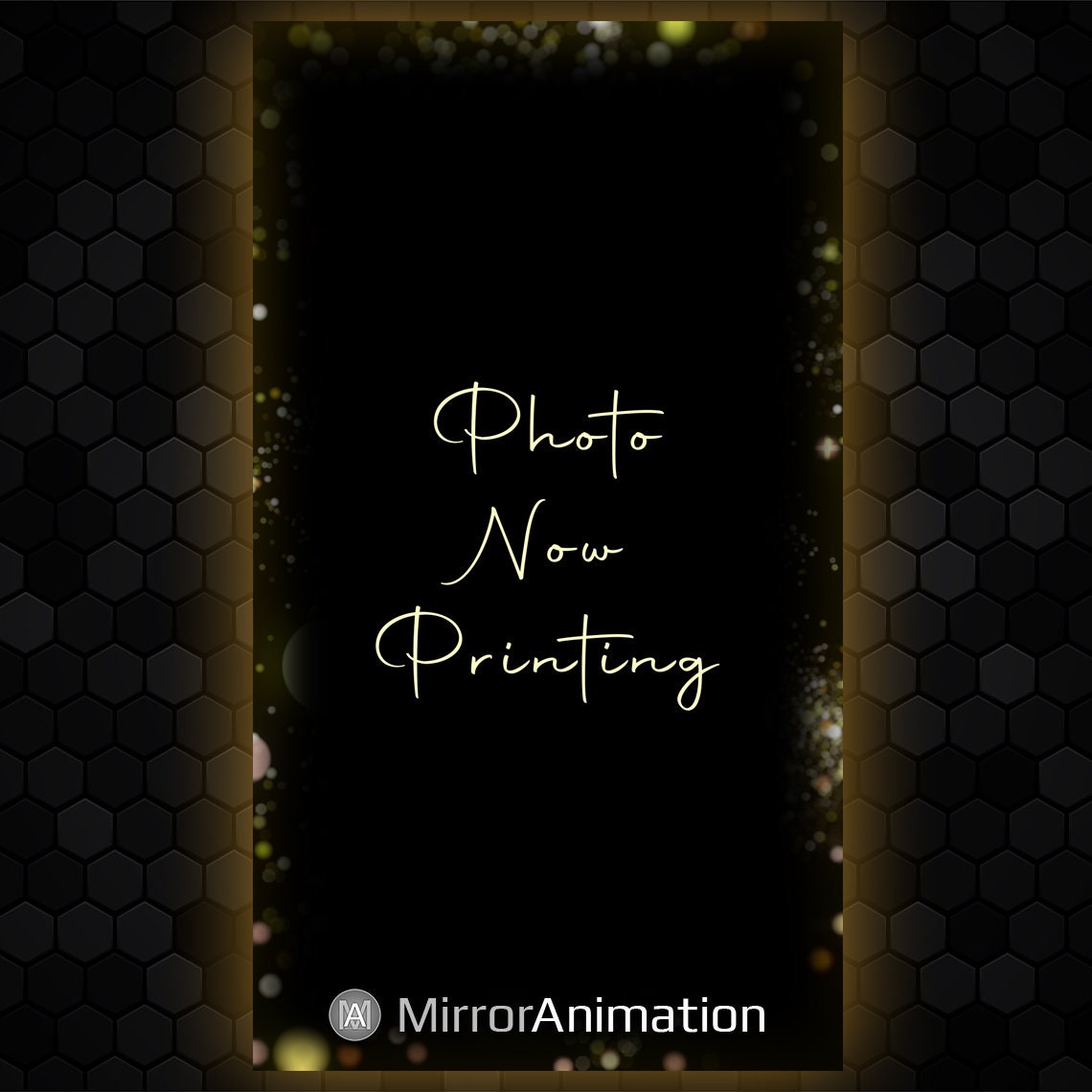 Magic Mirror Booth Animation Gold Dust Animations Touch to - Etsy UK