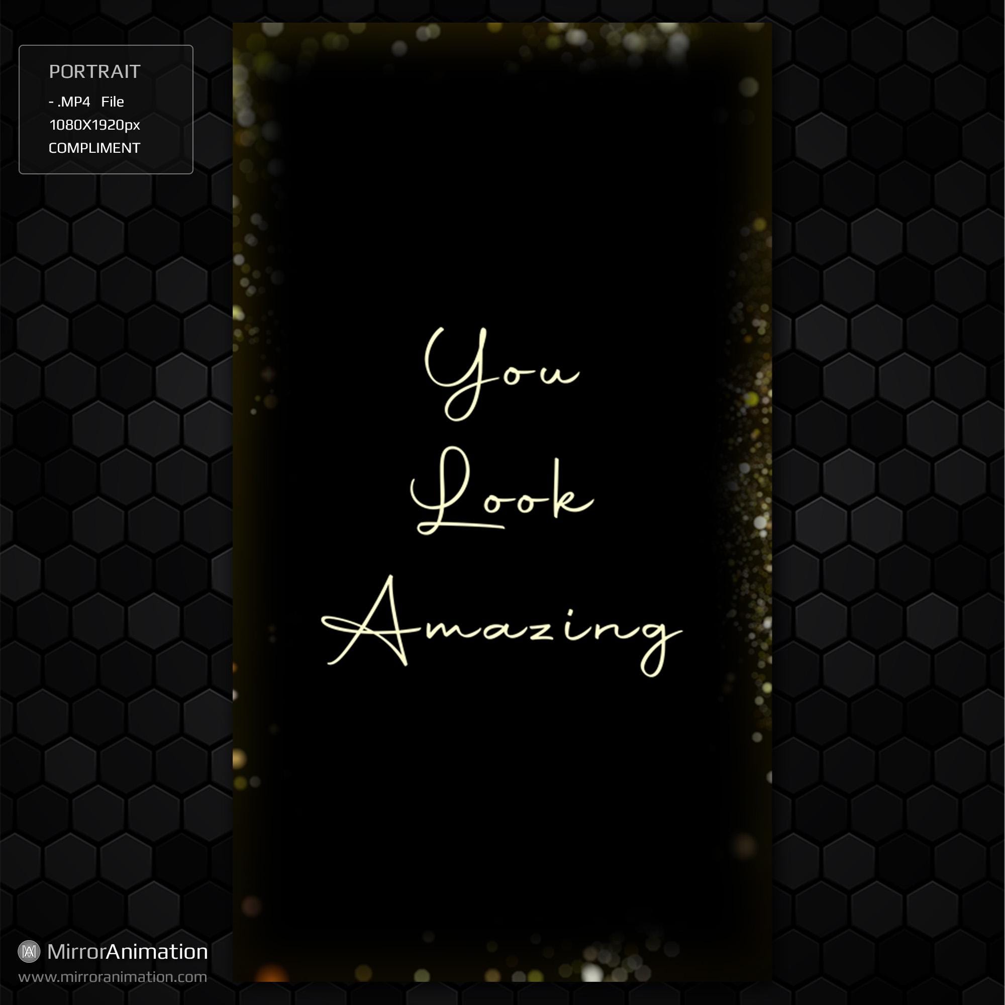 Gold Dust Magic Mirror Booth Animation: Touch to Start (digital ...