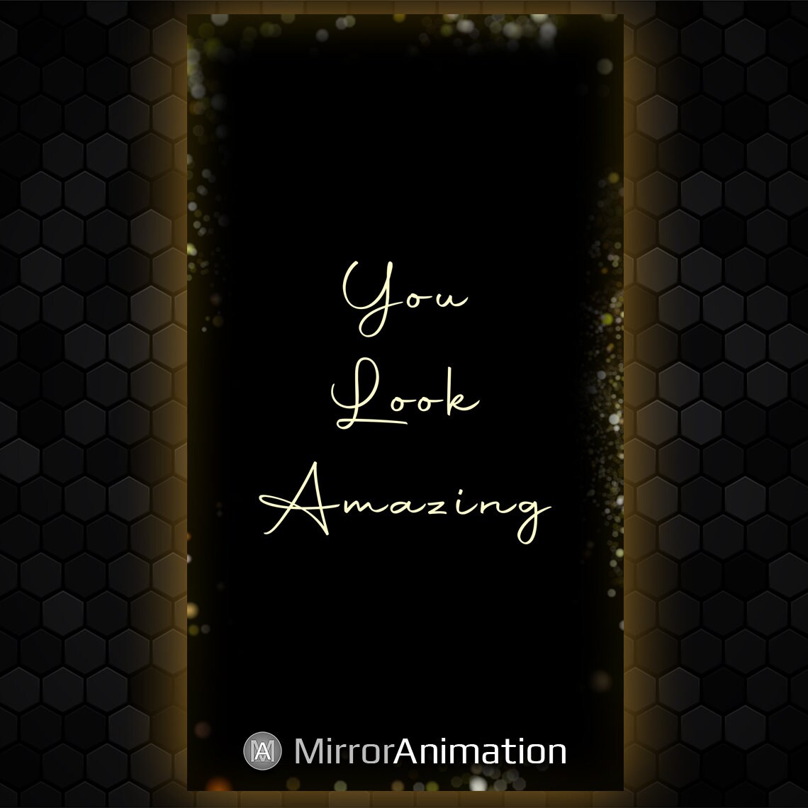 Magic Mirror Booth Animation Gold Dust Animations Touch to - Etsy UK