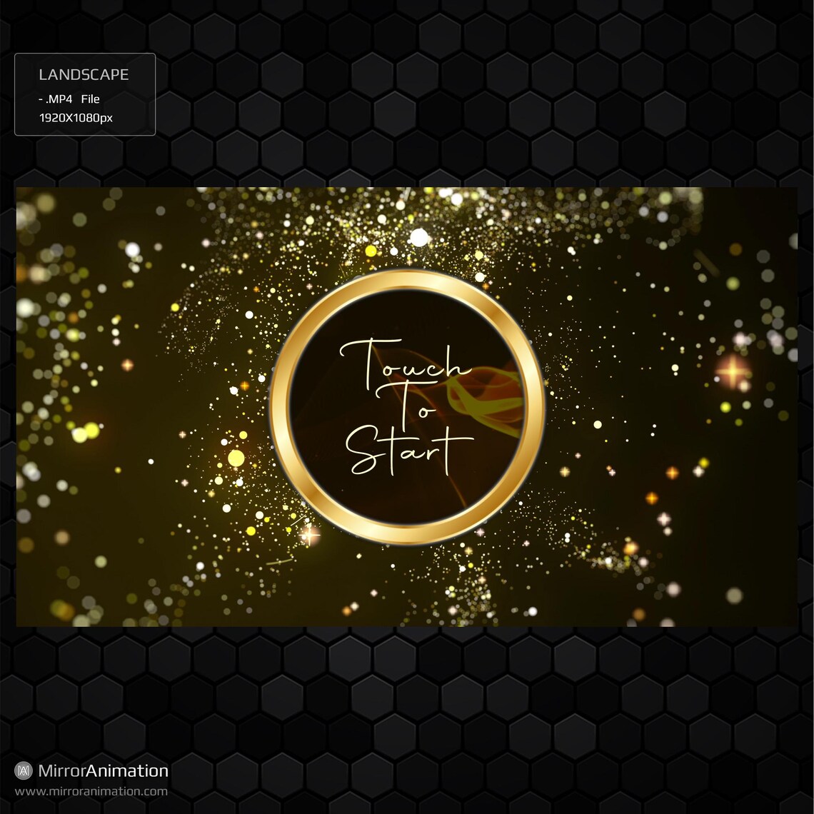 Gold Dust Magic Mirror Booth Animation: Touch to Start (digital ...