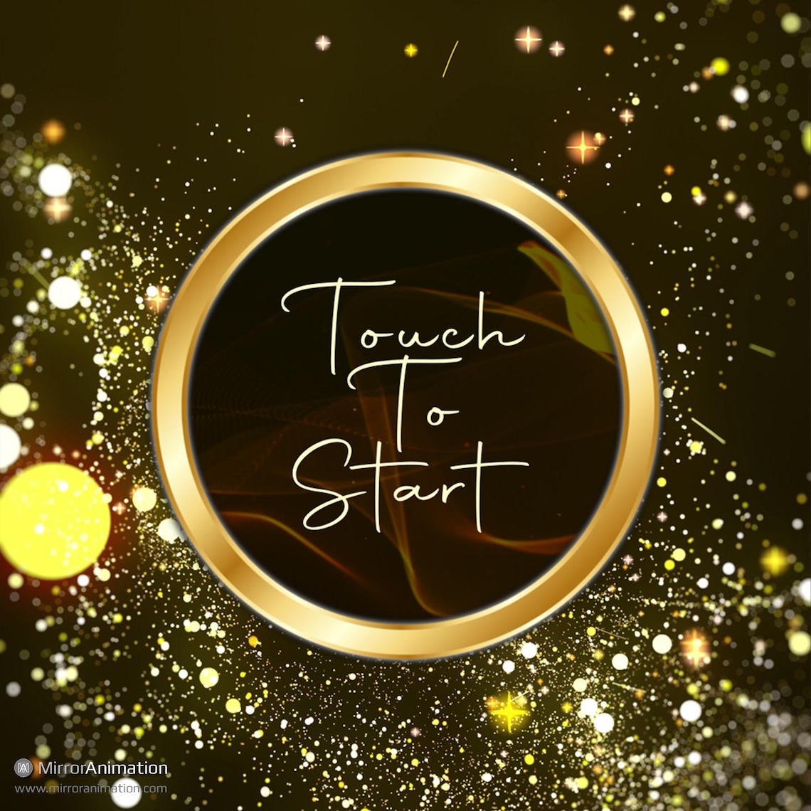 Gold Dust Magic Mirror Booth Animation: Touch to Start (digital ...