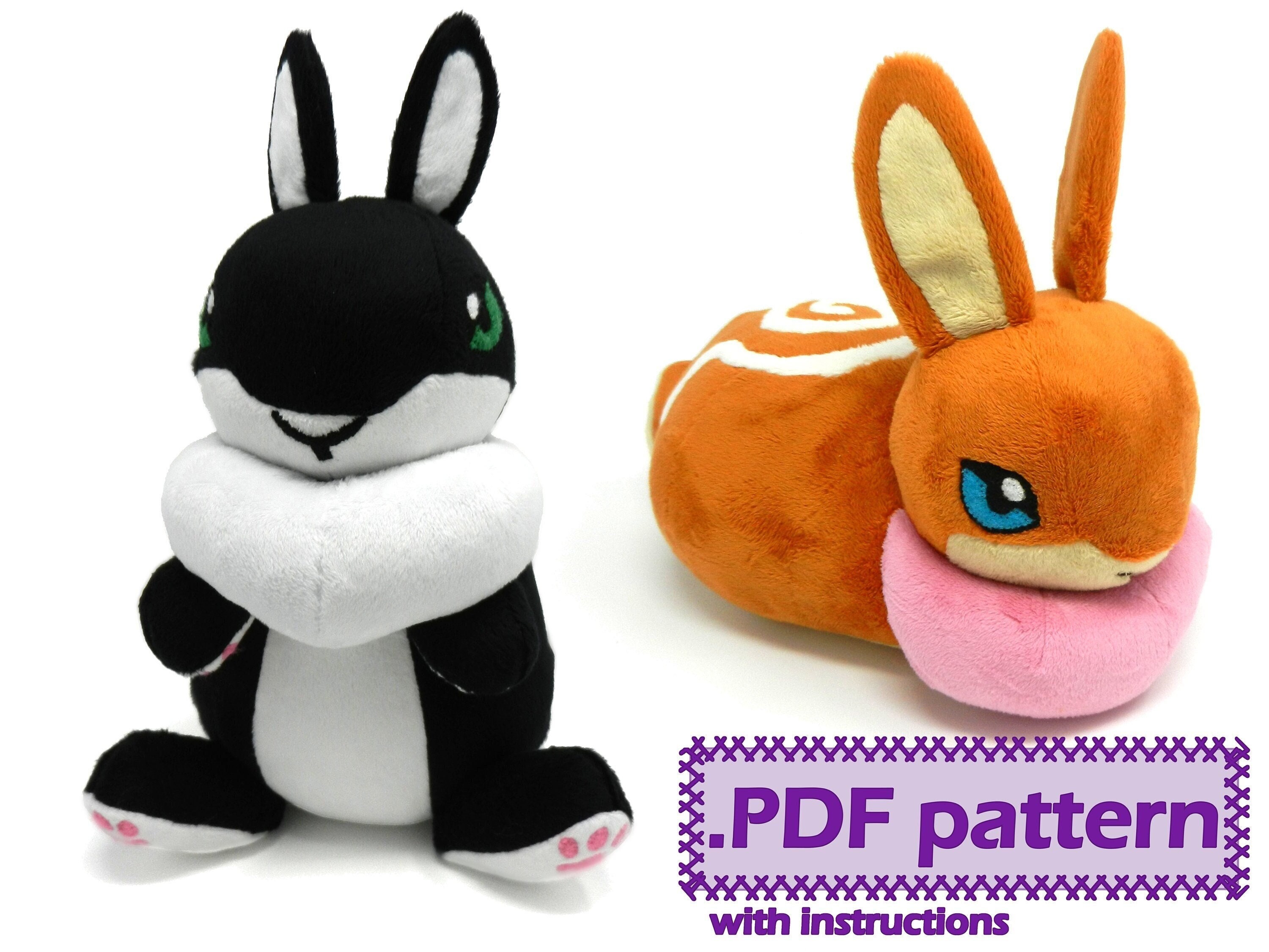 Bunny Bundle PDF Plush Sewing Patterns - Etsy