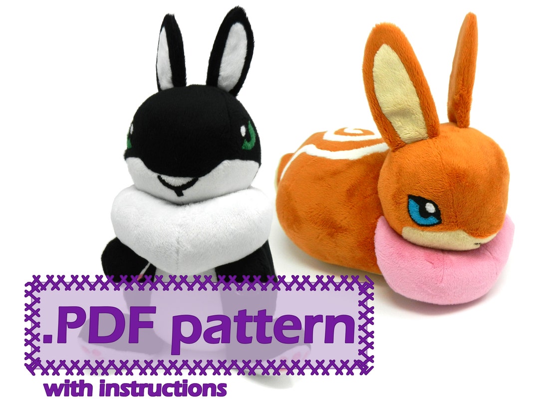 Bunny Bundle PDF Plush Sewing Patterns - Etsy