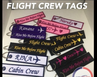 Flight Crew Bag Tag - Etsy