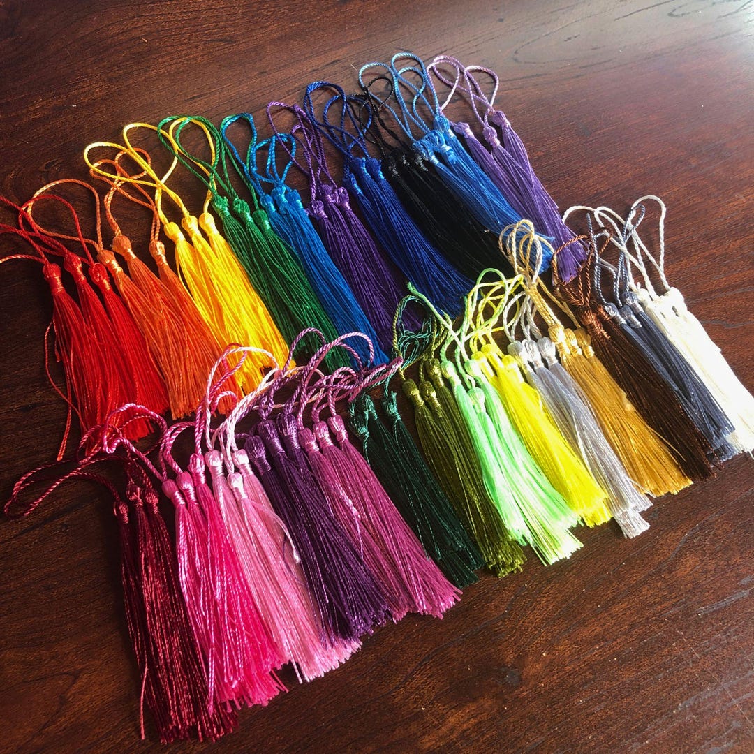 Bookmark Tassels – Bulk Craft Tassels in Multiple Colors & Quantities ...