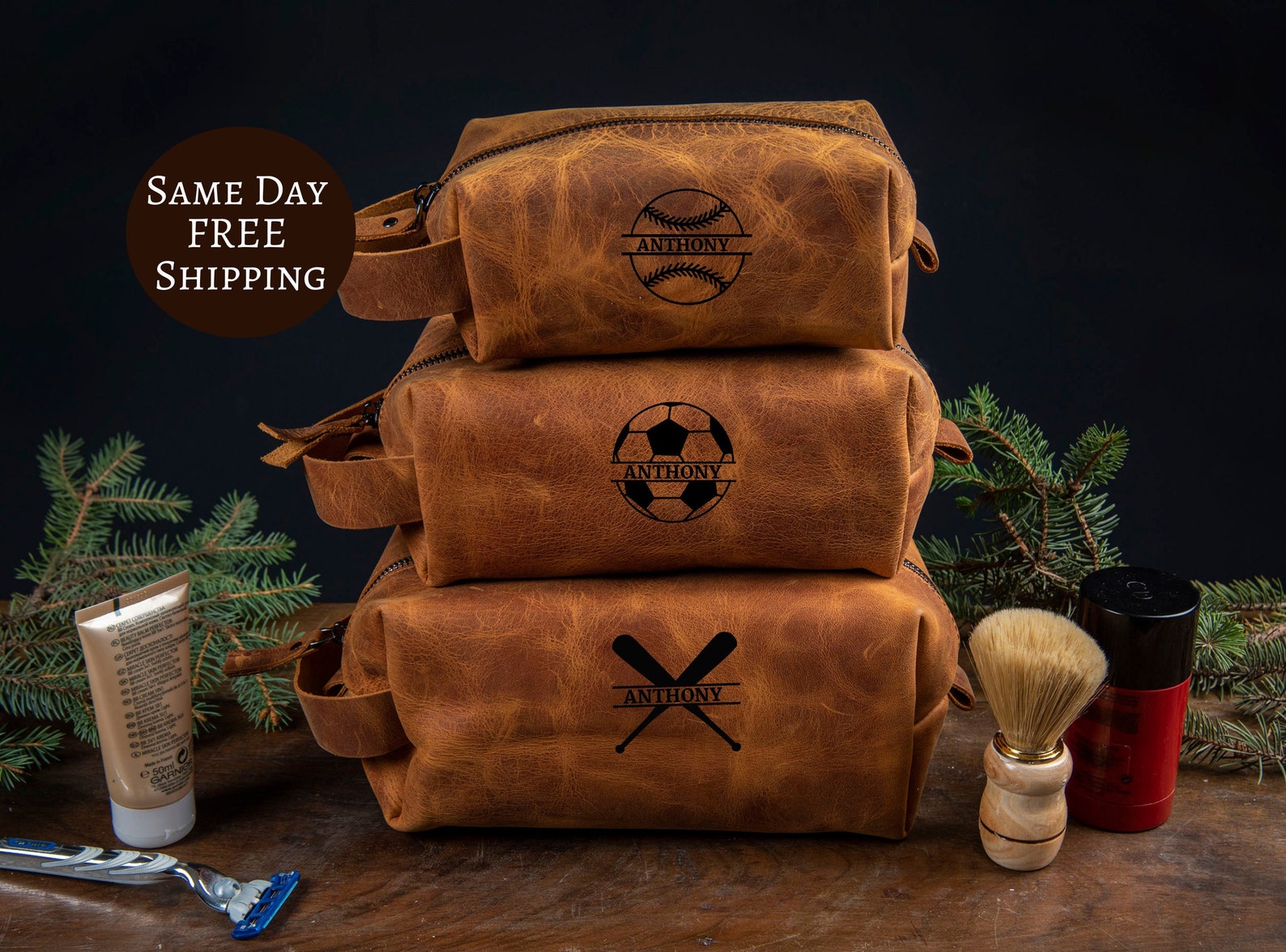 Golf Ball Personalized Dopp Kit Groomsmen Gifts Men's - Etsy