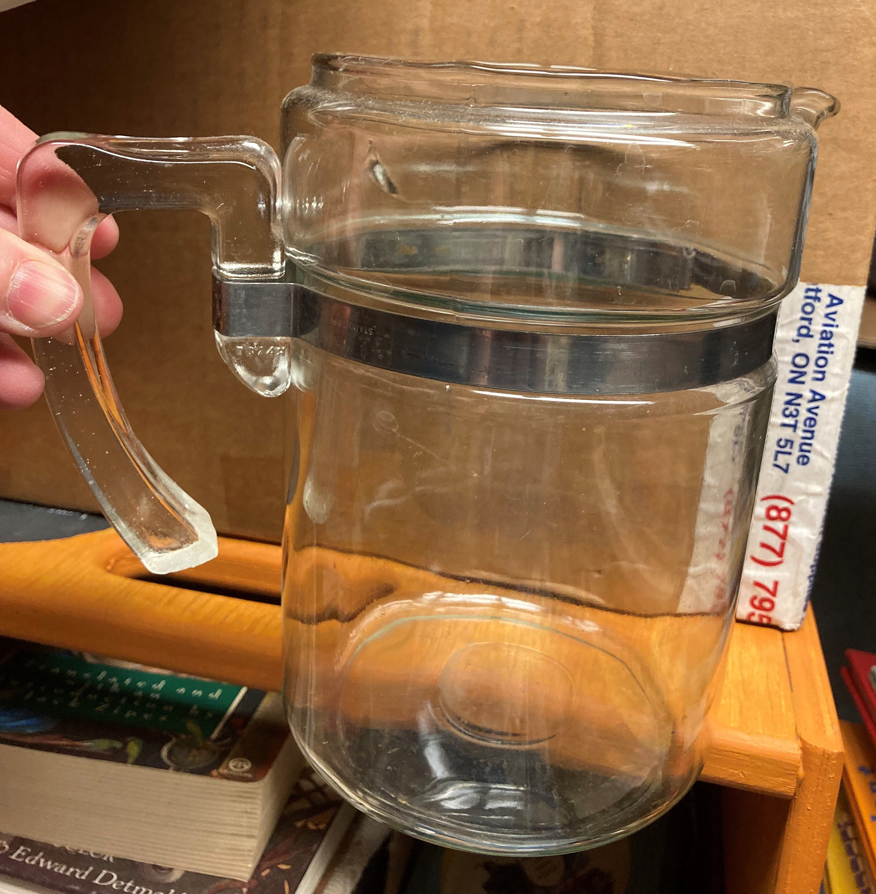 Vintage Pyrex Clear Glass Coffee Pot - Etsy