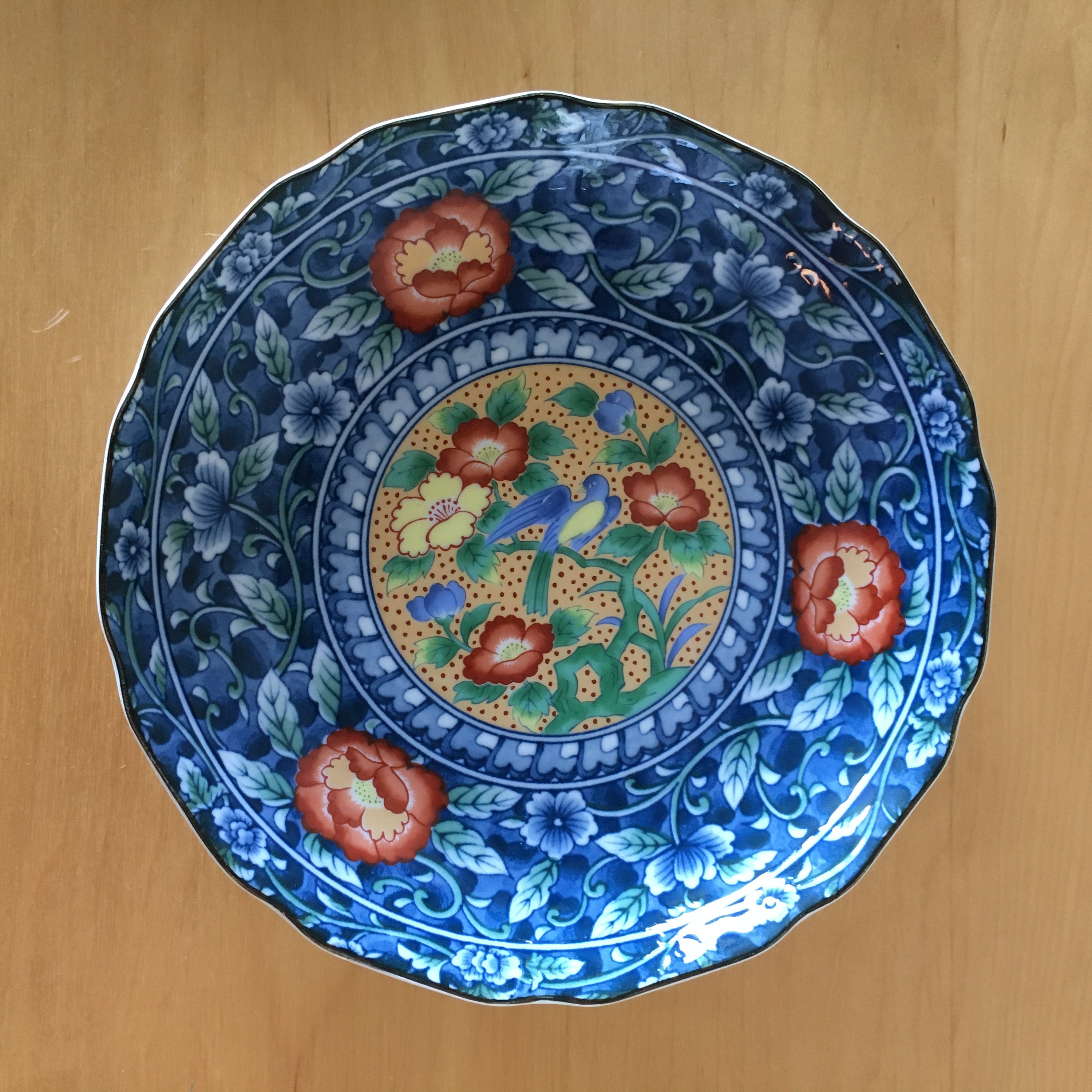 Round Floral Plate. Made in Japan. Vintage Plate - Etsy