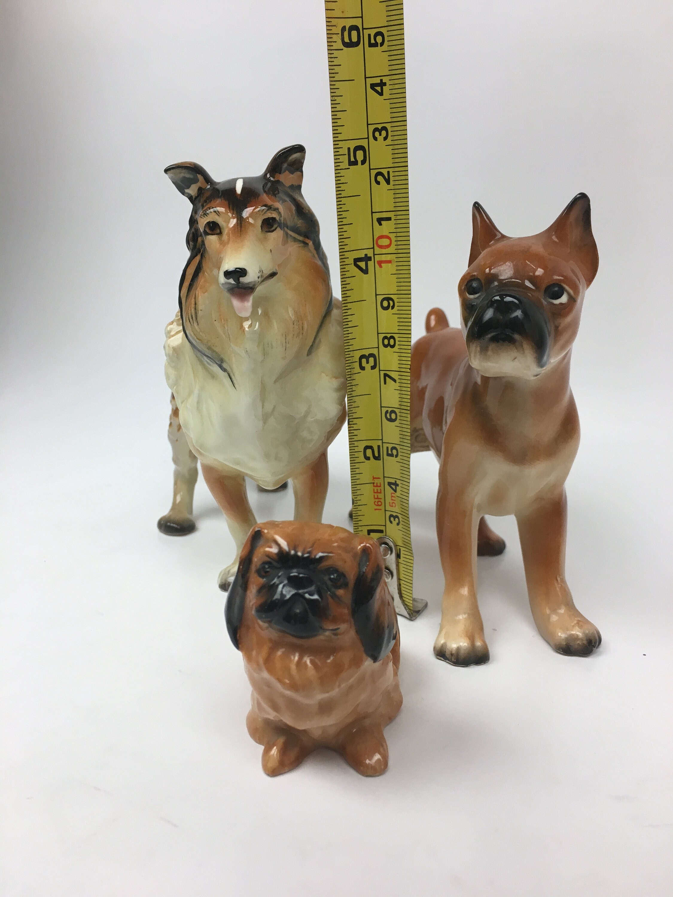 Vintage Small Ceramic Dog Figurines Selling Individually - Etsy