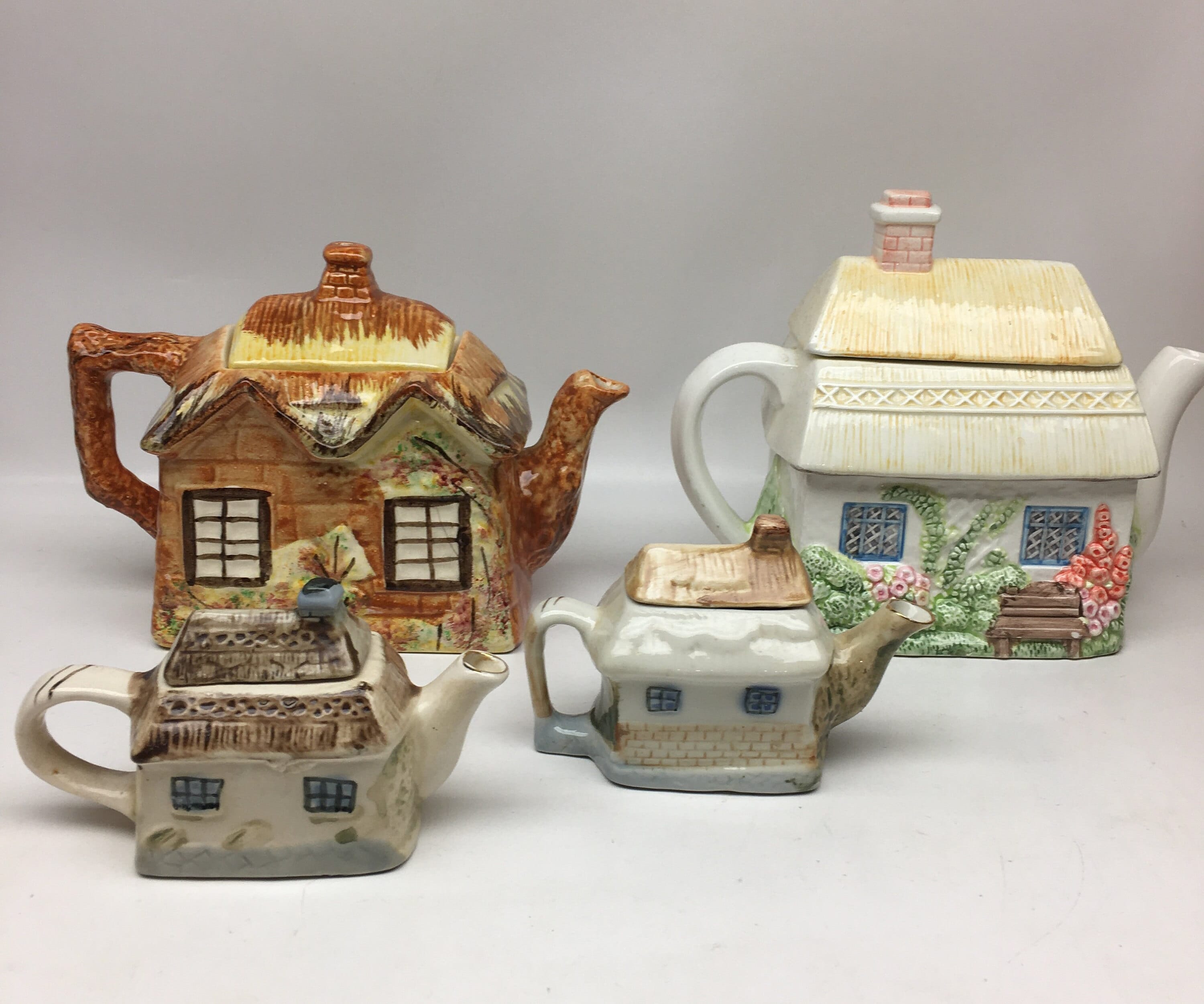 Vintage Collectible Cottage House Teapots, House Shaped Teapots - Etsy