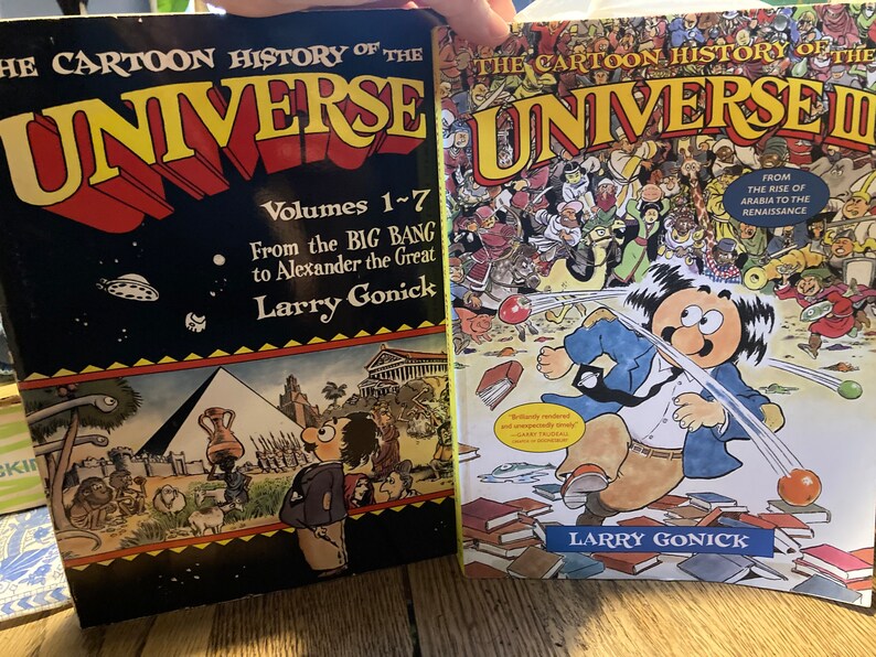 Collection of 2 Books - the Cartoon History of the Universe by Larry ...