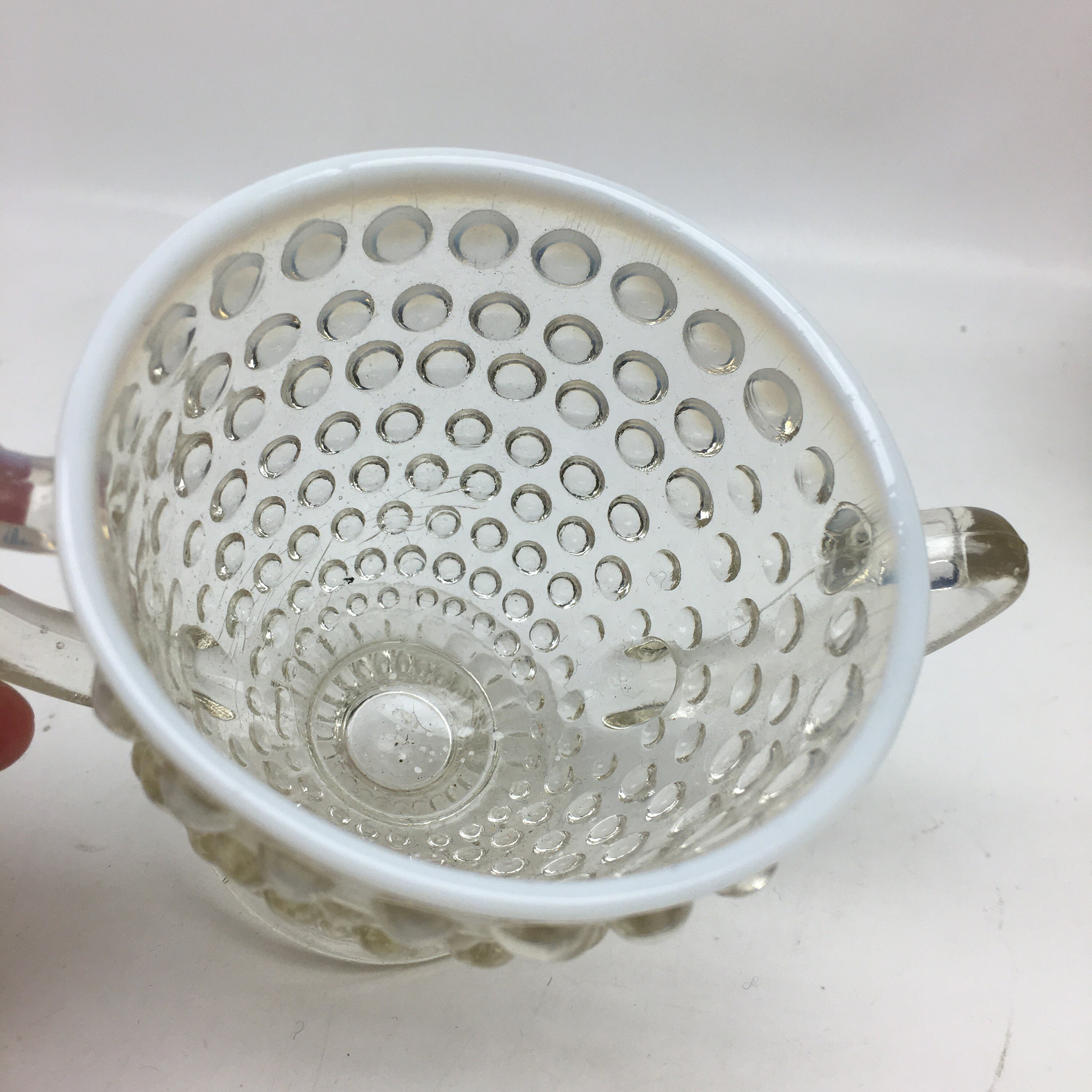 Vintage Knobby Glass / Hob Knob / Milk Glass / Collection / - Etsy