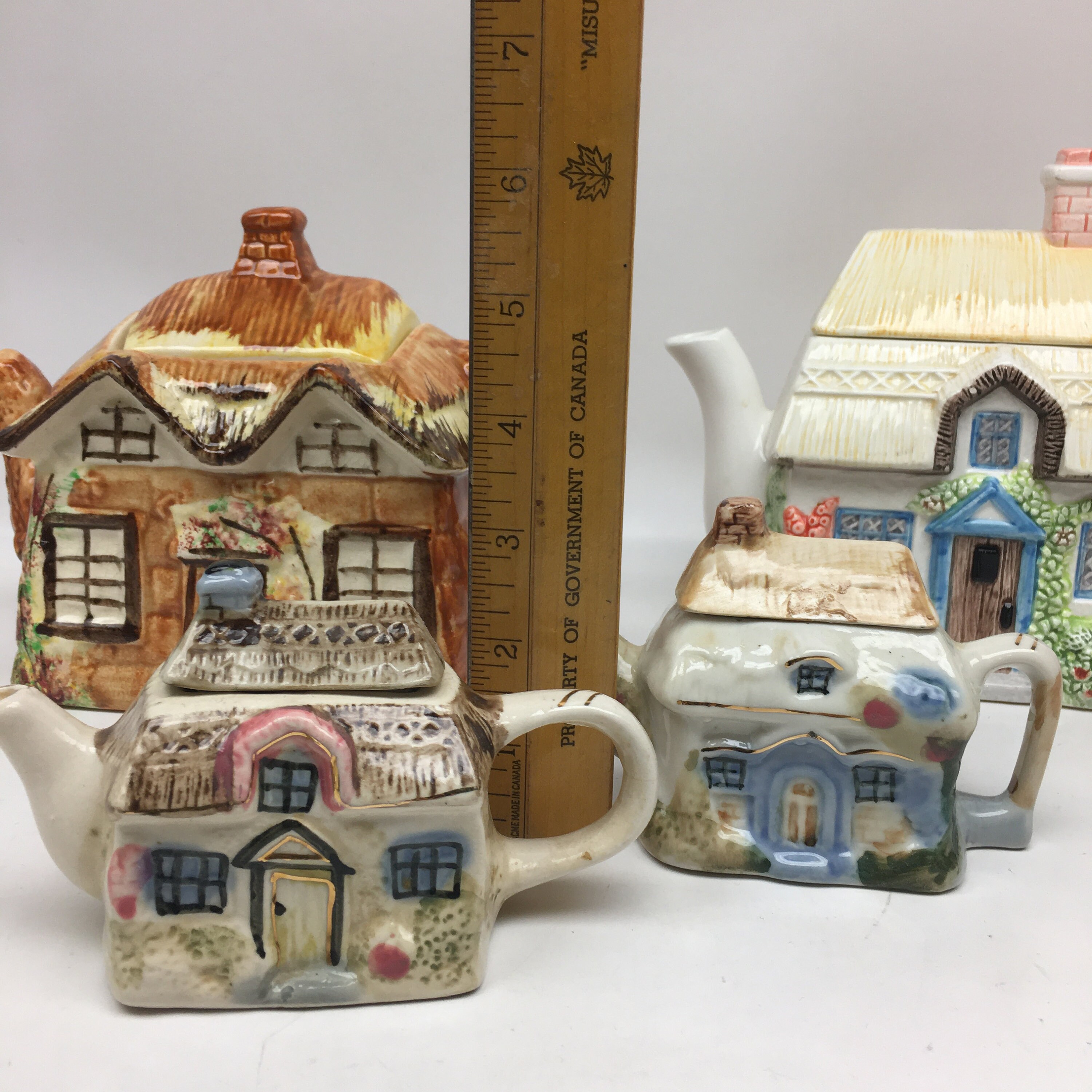 Vintage Collectible Cottage House Teapots, House Shaped Teapots - Etsy