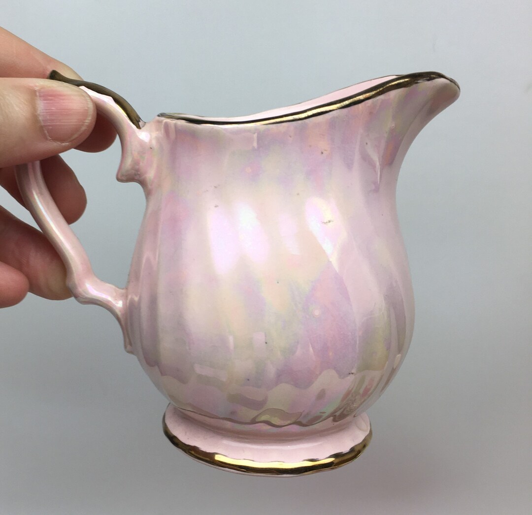 Sadler Creamer, Pink Lusterware Small Jug - Etsy