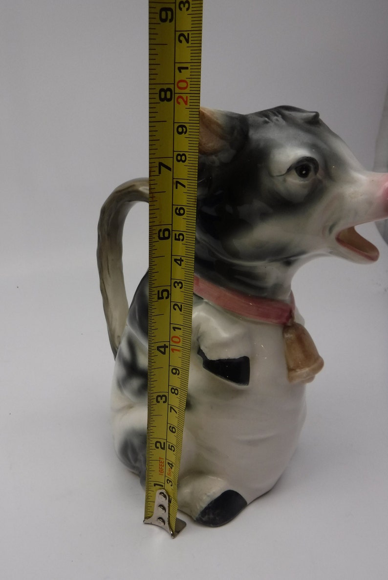 Vintage Ceramic Cow Shaped Jug / Bovine Pitcher - Etsy