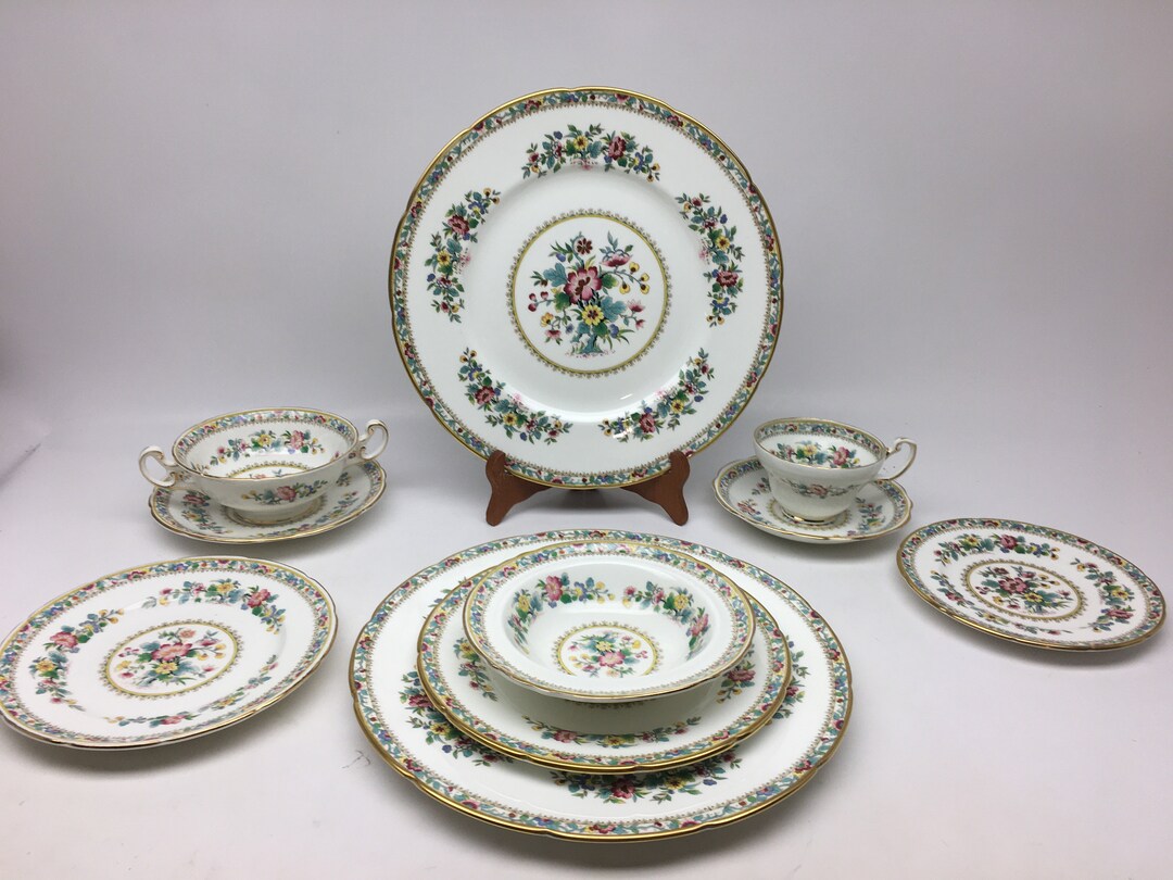 Coalport & Foley Ming Rose Pattern Dishes, Teacups, Plates, Bowls - Etsy