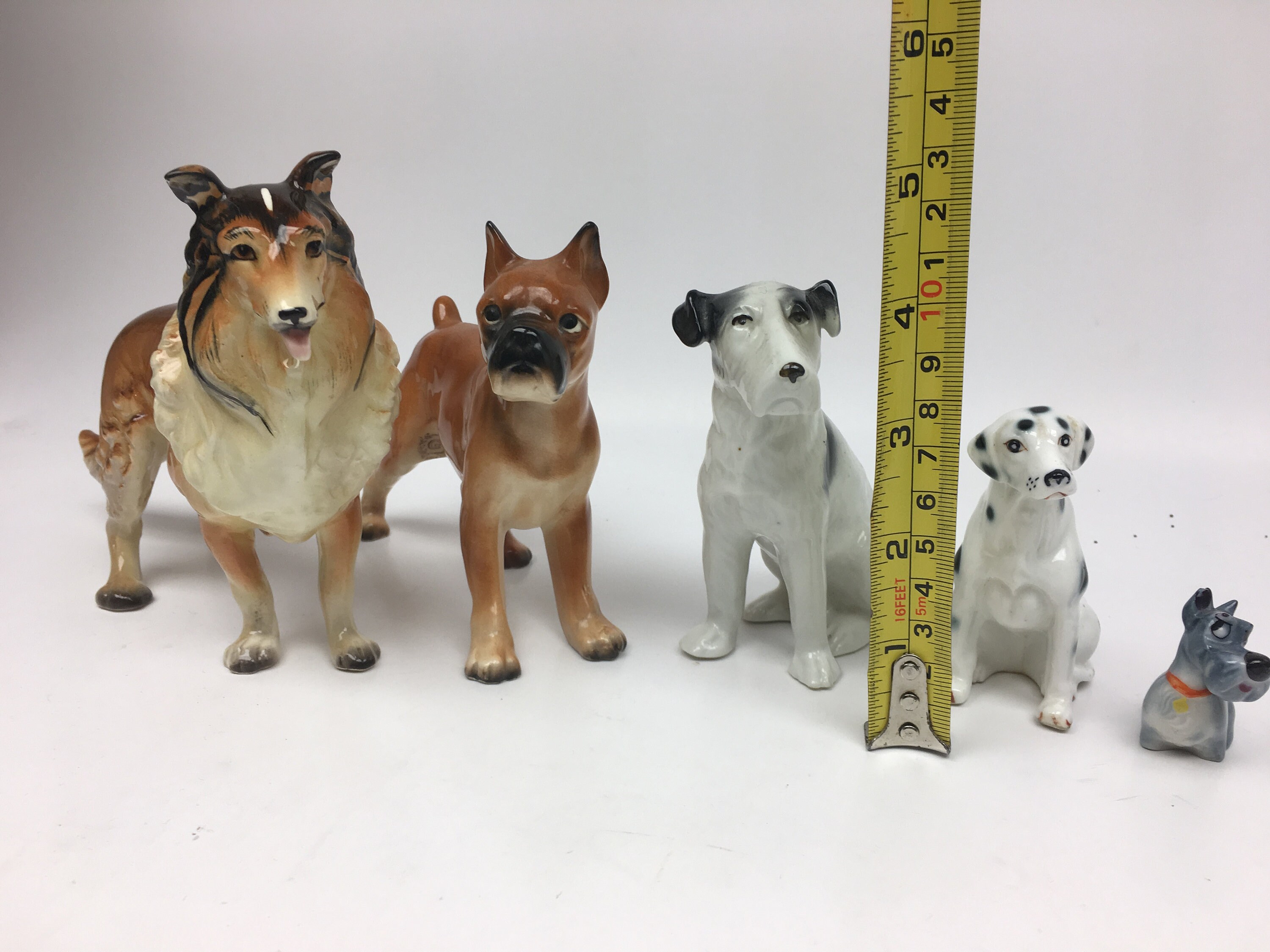 Vintage Small Ceramic Dog Figurines Selling Individually - Etsy