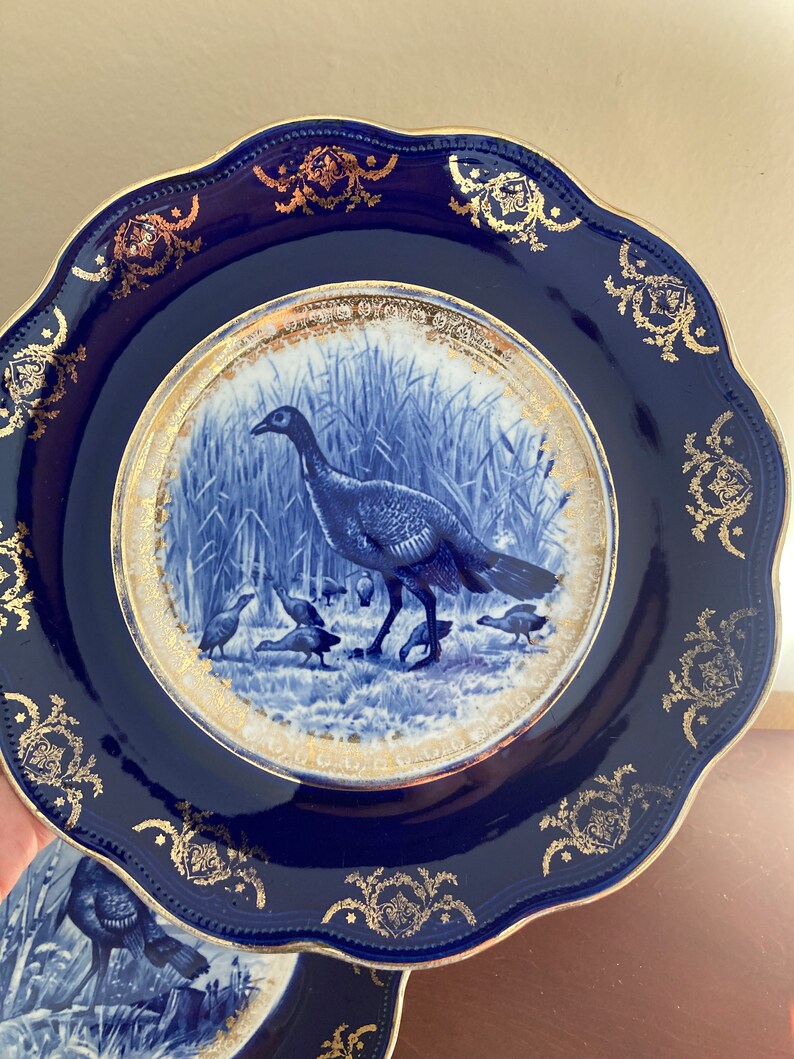 Limoges Turkey Small Plates, Set of 3 - Etsy