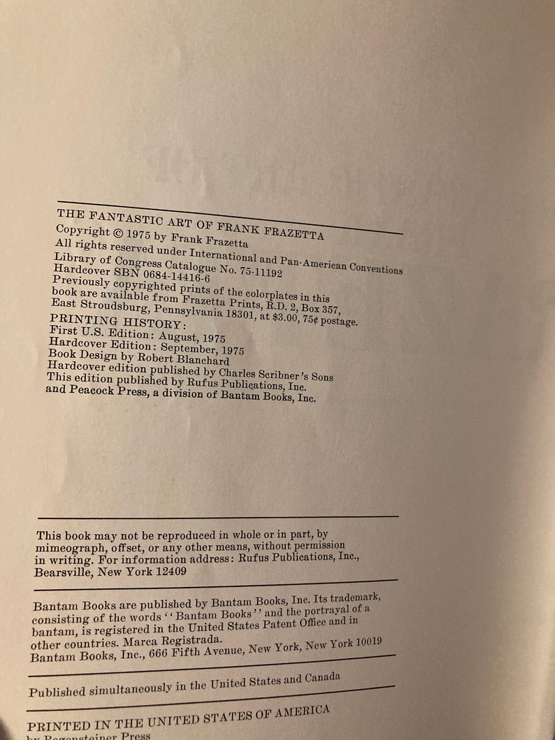 The Fantastic Art of Frank Frazetta Soft Cover Books 1, 2 & 3 - Etsy