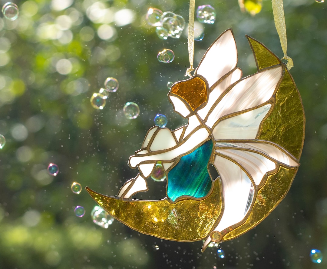 Fairy Stained Glass Tinkerbell - Etsy