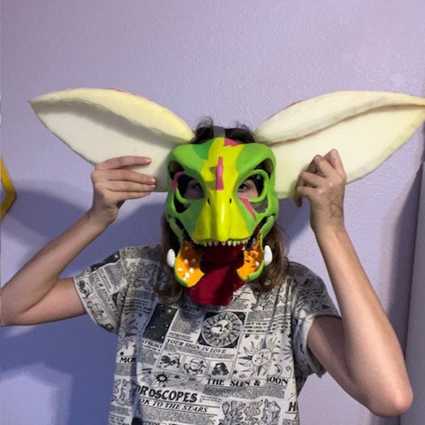 Dino Raptor Mask - Etsy
