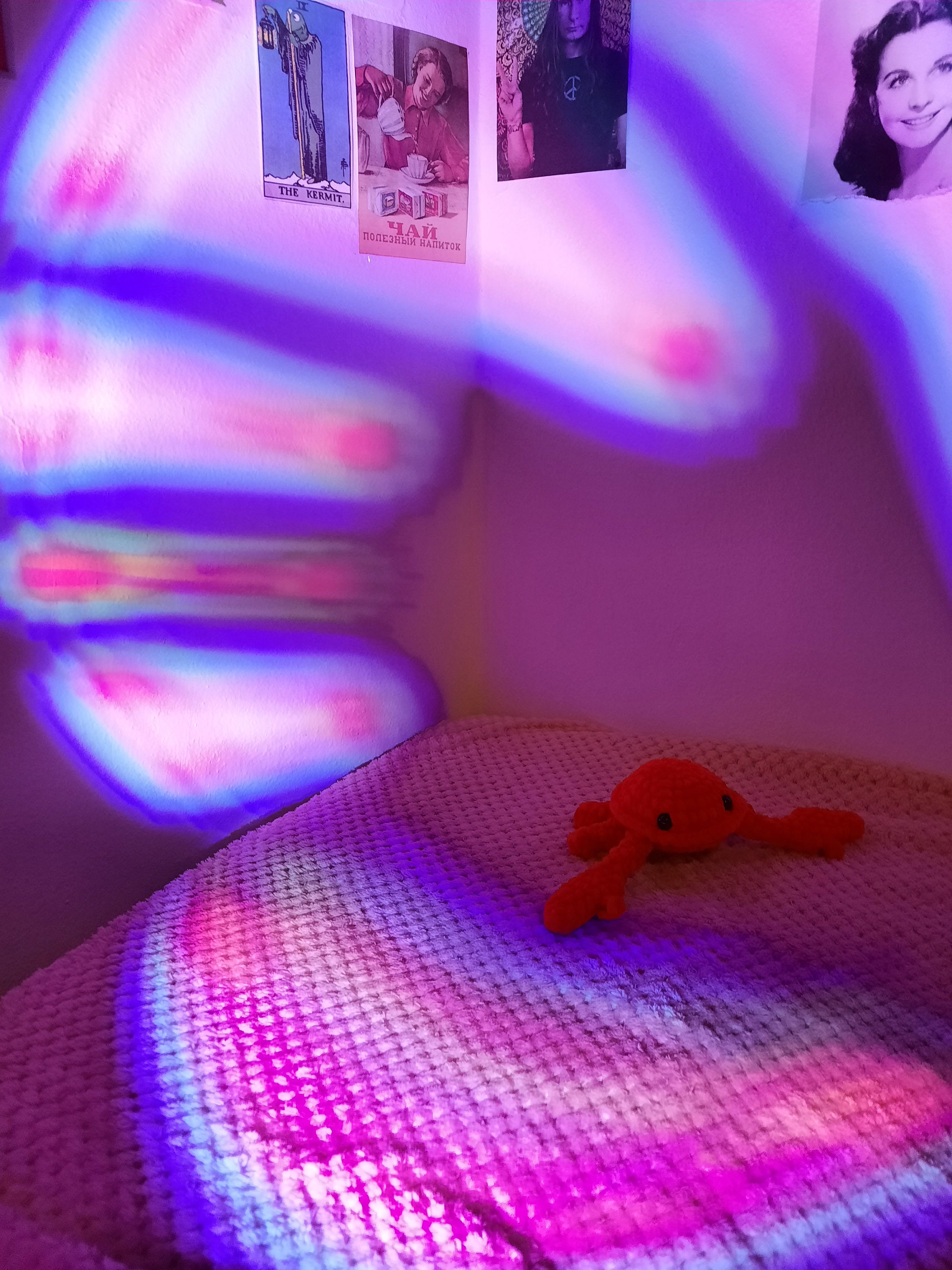 Plush Crab, Cute Crochet Crayfish, Little Red Guy With Soft Claws ...