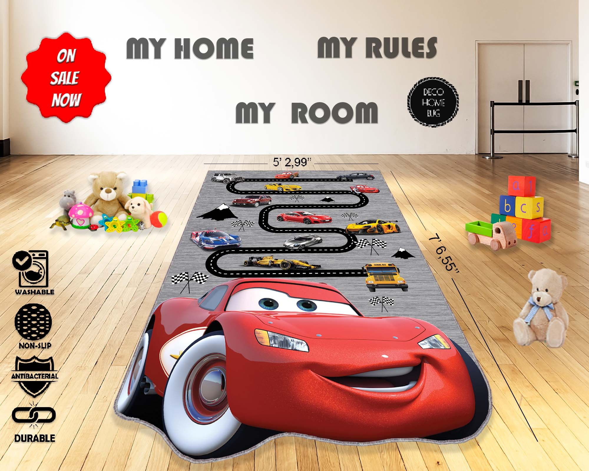 Lightning Mcqueen Kids Sofa for sale | Only 2 left at -65%