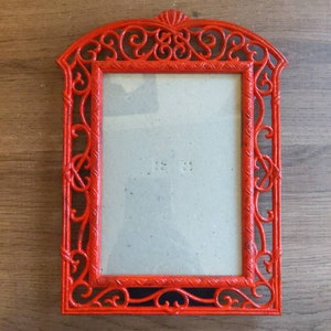 Ornate Metal Picture Frame for 5x7 Photo Upcycled With Hand - Etsy